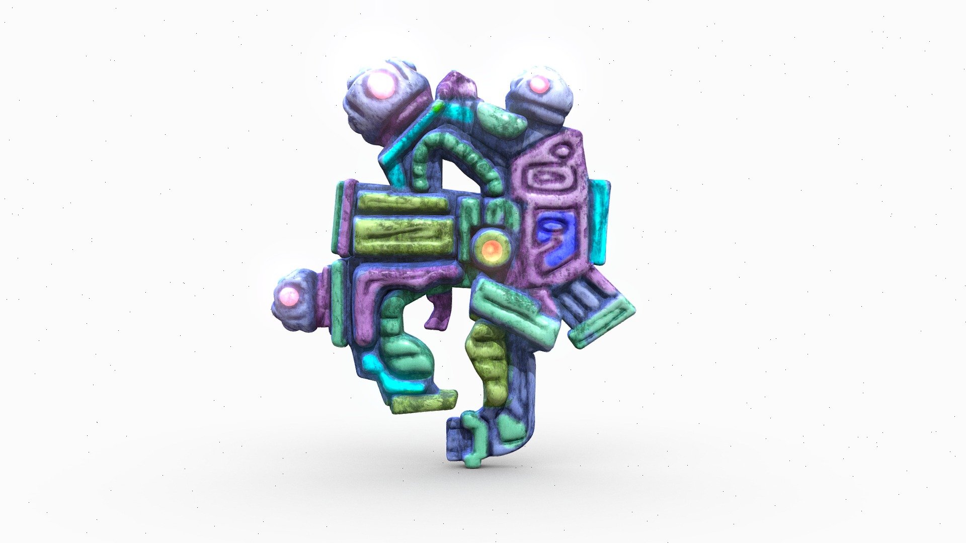 Sci-fi Laser Gun 1 - Buy Royalty Free 3D model by brazybran [62d3578 ...