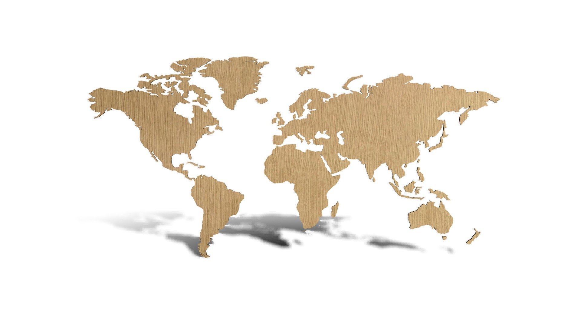 World Map 3D Model - 3D model by SyedWaqasMunir [62d37ff] - Sketchfab