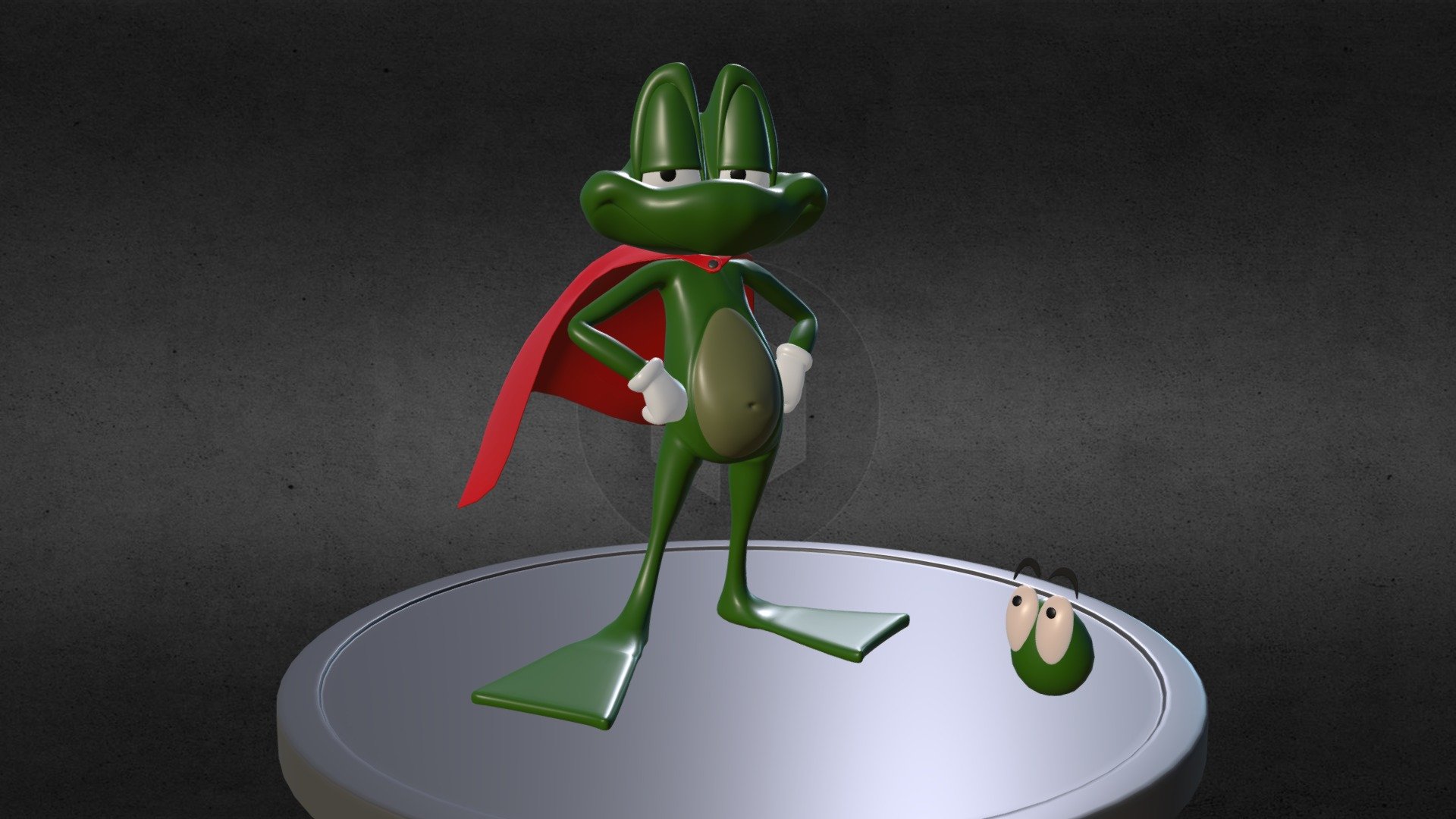 Superfrog - Download Free 3D model by NorbertNagy [62d3945] - Sketchfab