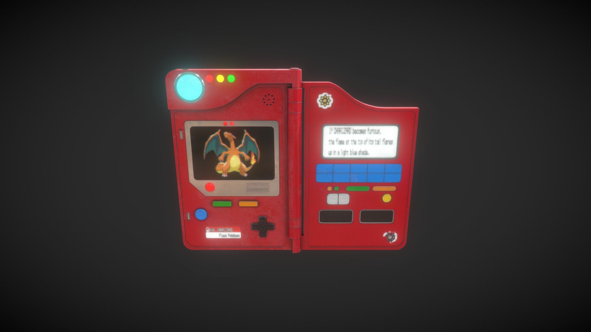 Pokedex (Substance Painter 1st steps) - 3D model by igoreshkin [62d4bdc ...
