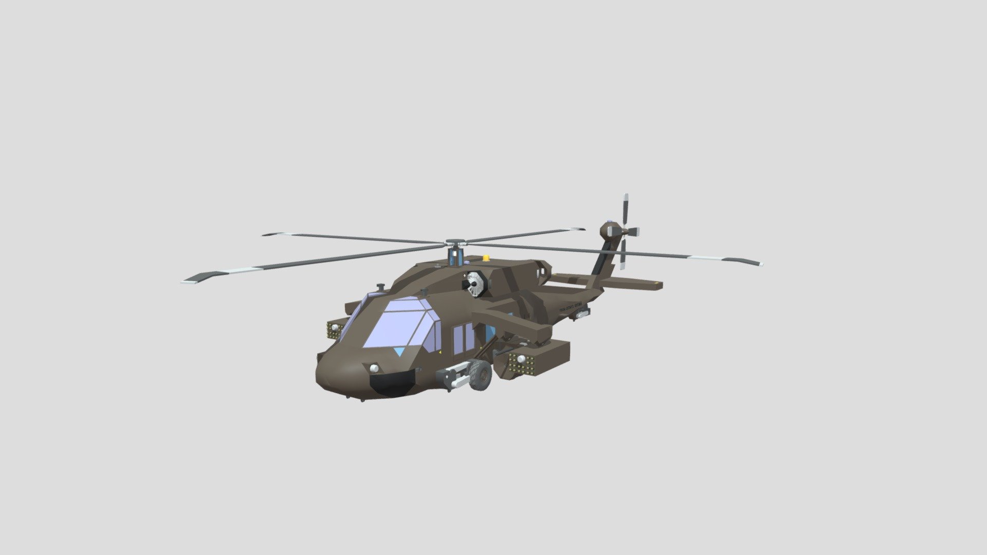 UH-60 - weapons - 3D model by Mo_gas [62d70ca] - Sketchfab