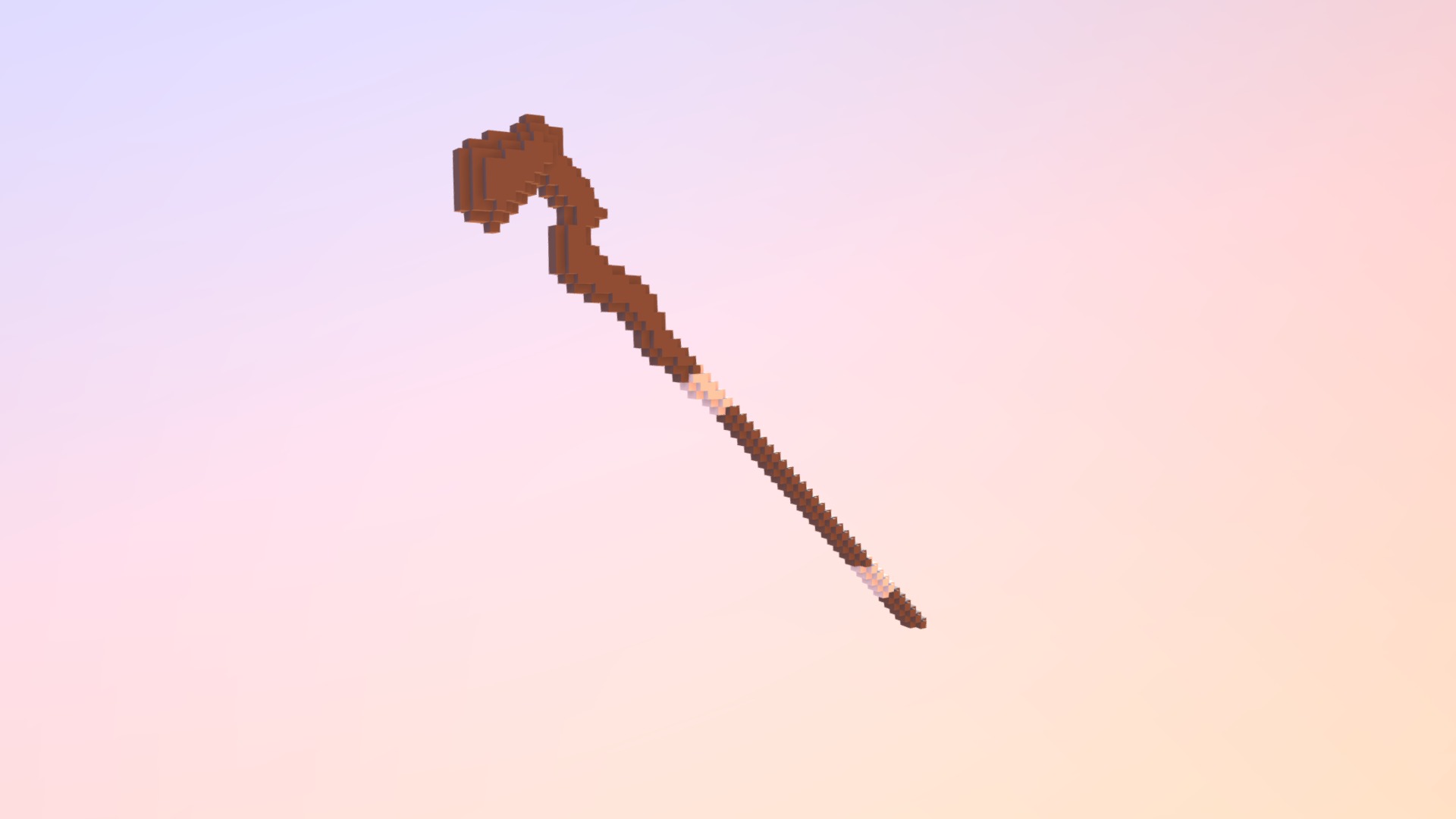 Wooden Staff - 3D model by Anomaly Artz (@AnomalyAlpha) [62d82ae ...