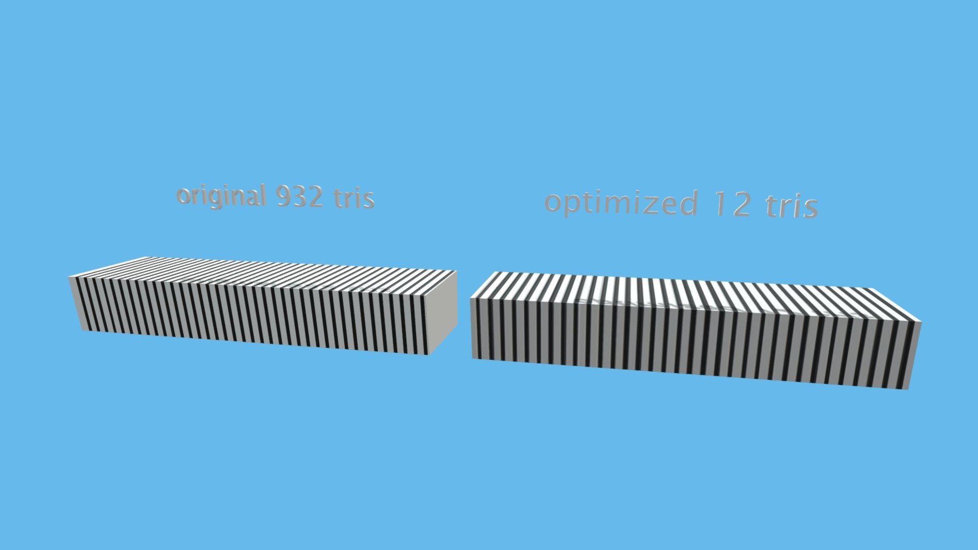 Optimization example - 3D model by Doodle Bunny (@thedoodlepeople ...