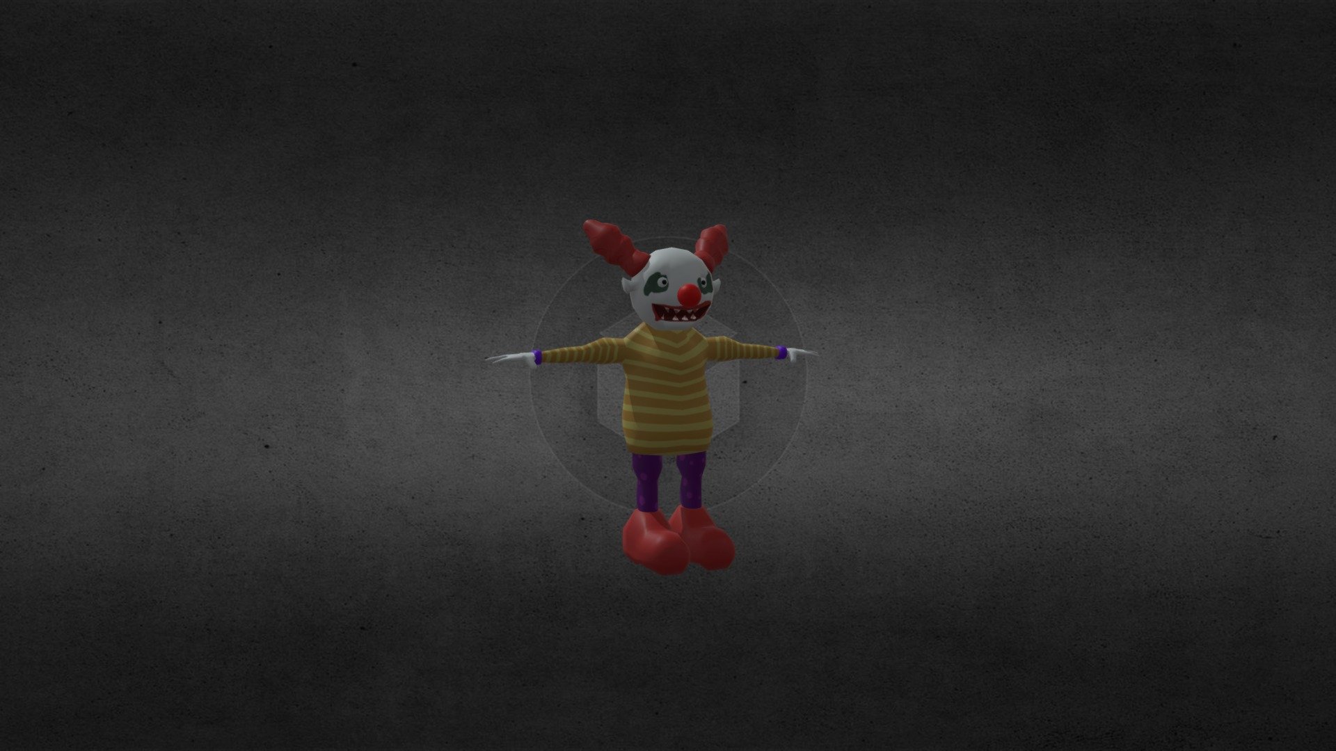 Clown Character Model - 3D model by xavierlaw [62dcc1f] - Sketchfab