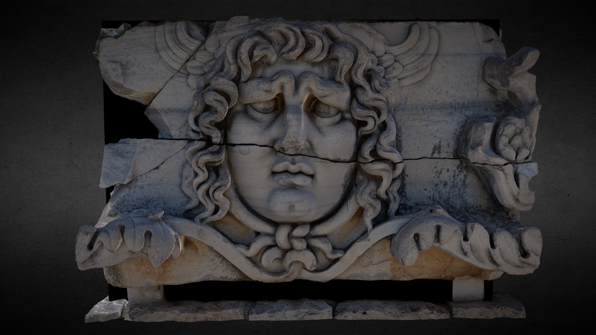 Medusa's Head, Didyma - 3D model by g.verdiani_DIDA [62dd5ef] - Sketchfab
