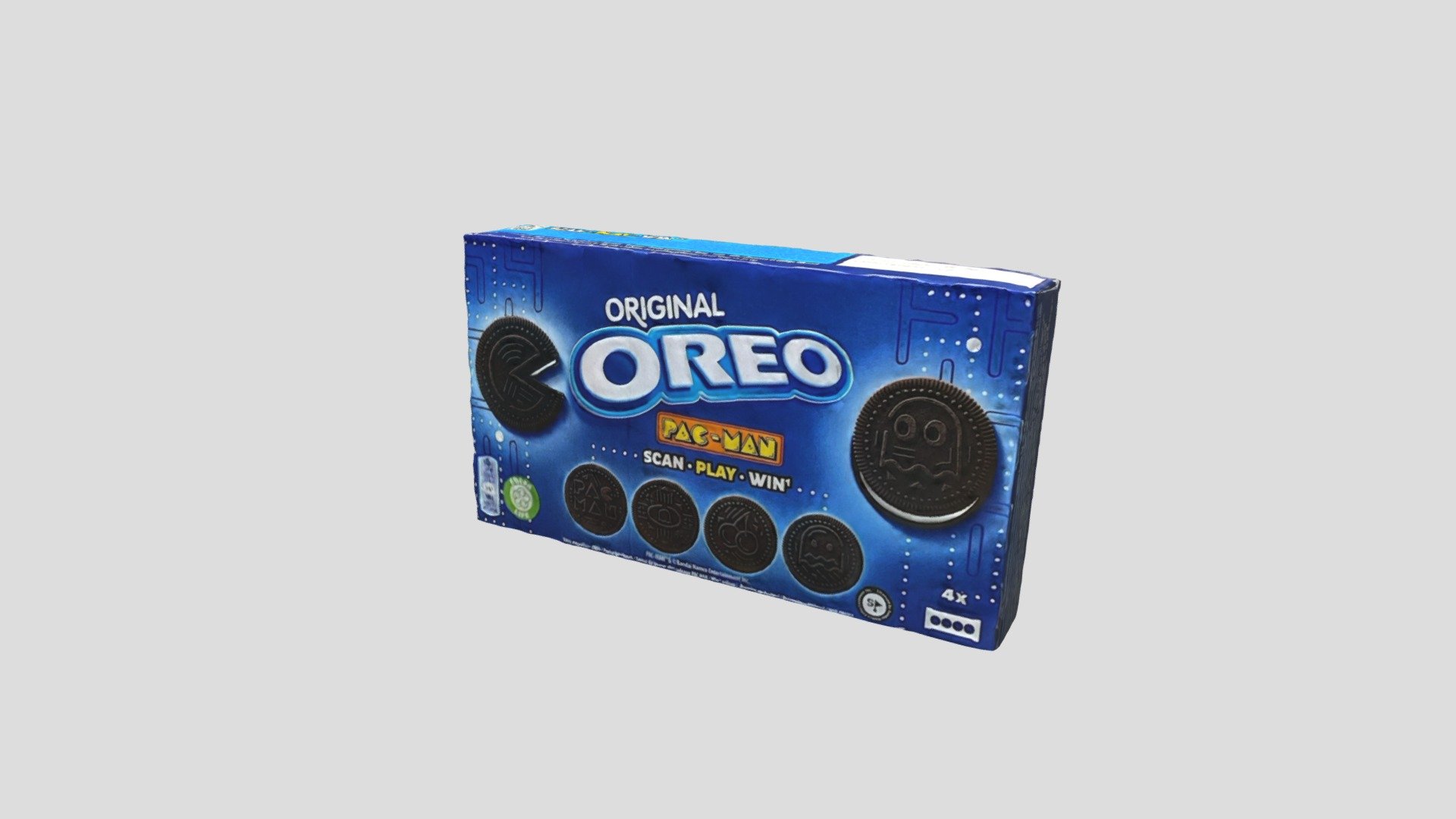 oreo pacman - Download Free 3D model by flowx.shots [62df265] - Sketchfab