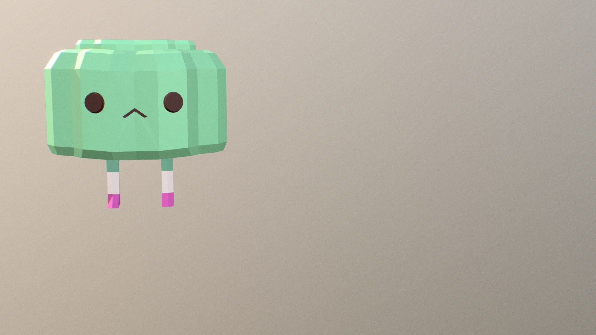Moon Cake Character - 3D model by bekiwoo [62e0926] - Sketchfab