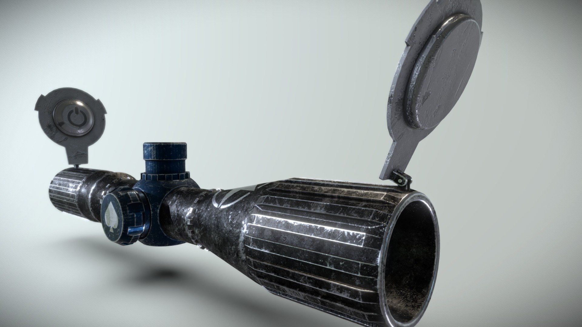 Sniper Scope - 3D model by Abhijit Dabhi (@AbhijitDabhi) [62e3376 ...