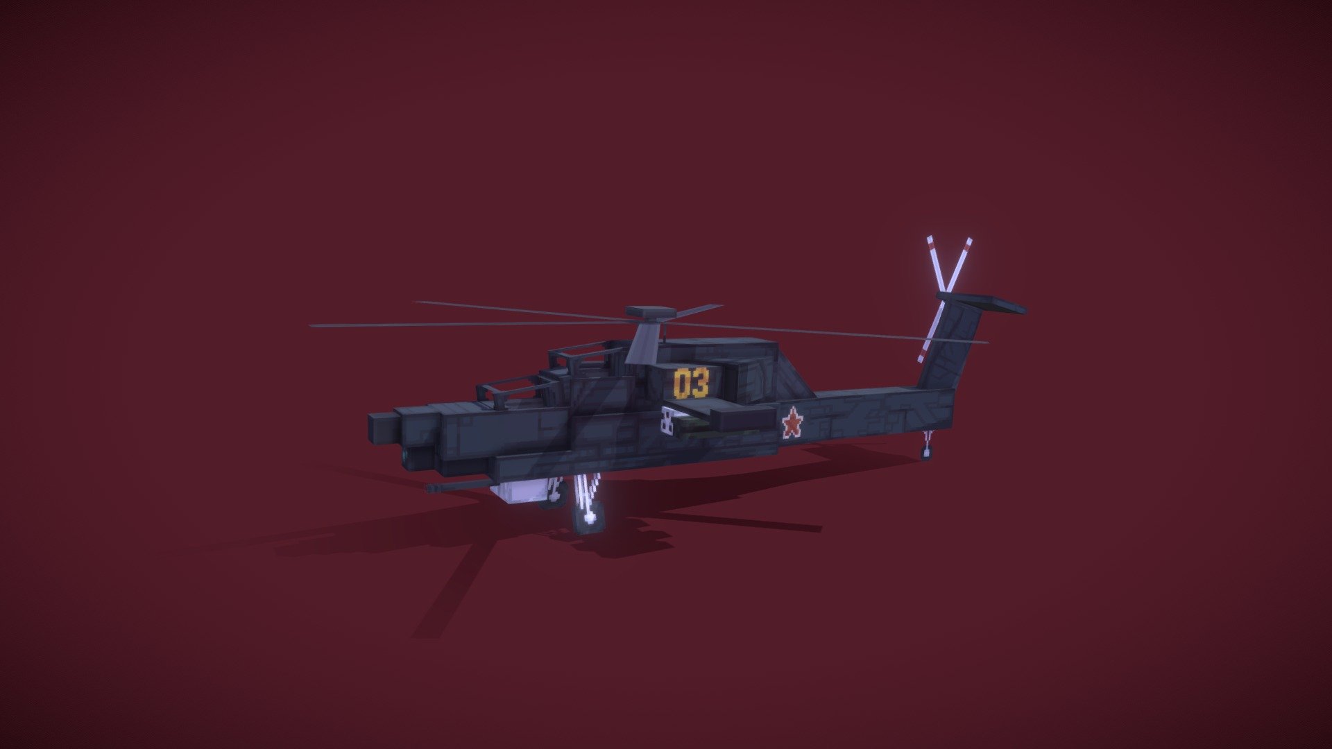 Mi-28 Havoc - 3D model by Ant (@blackbirdieant) [62e4744] - Sketchfab