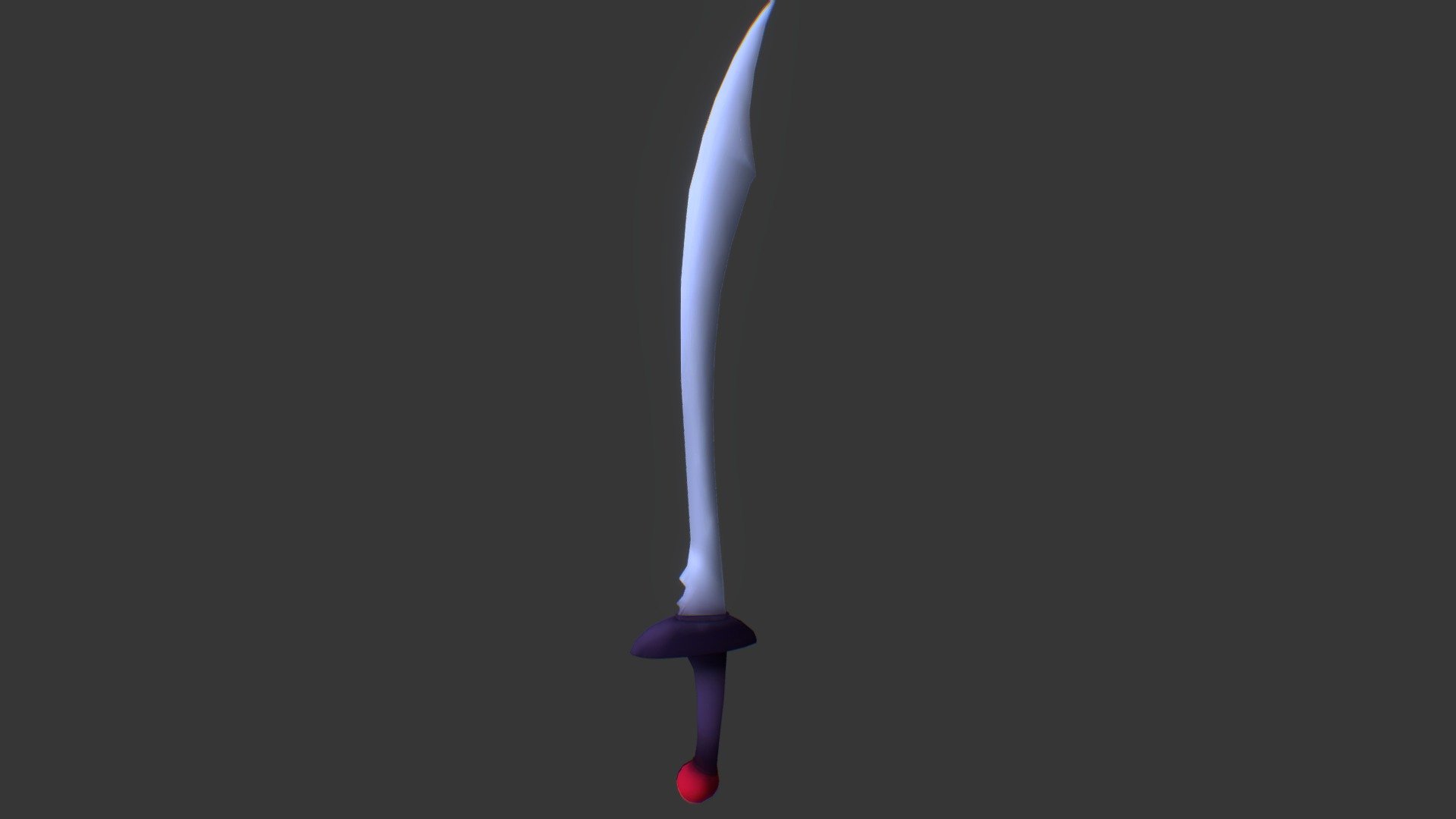 Scimitar (Low Poly) - 3D model by Trevor (@TrevorWH) [62e4975] - Sketchfab