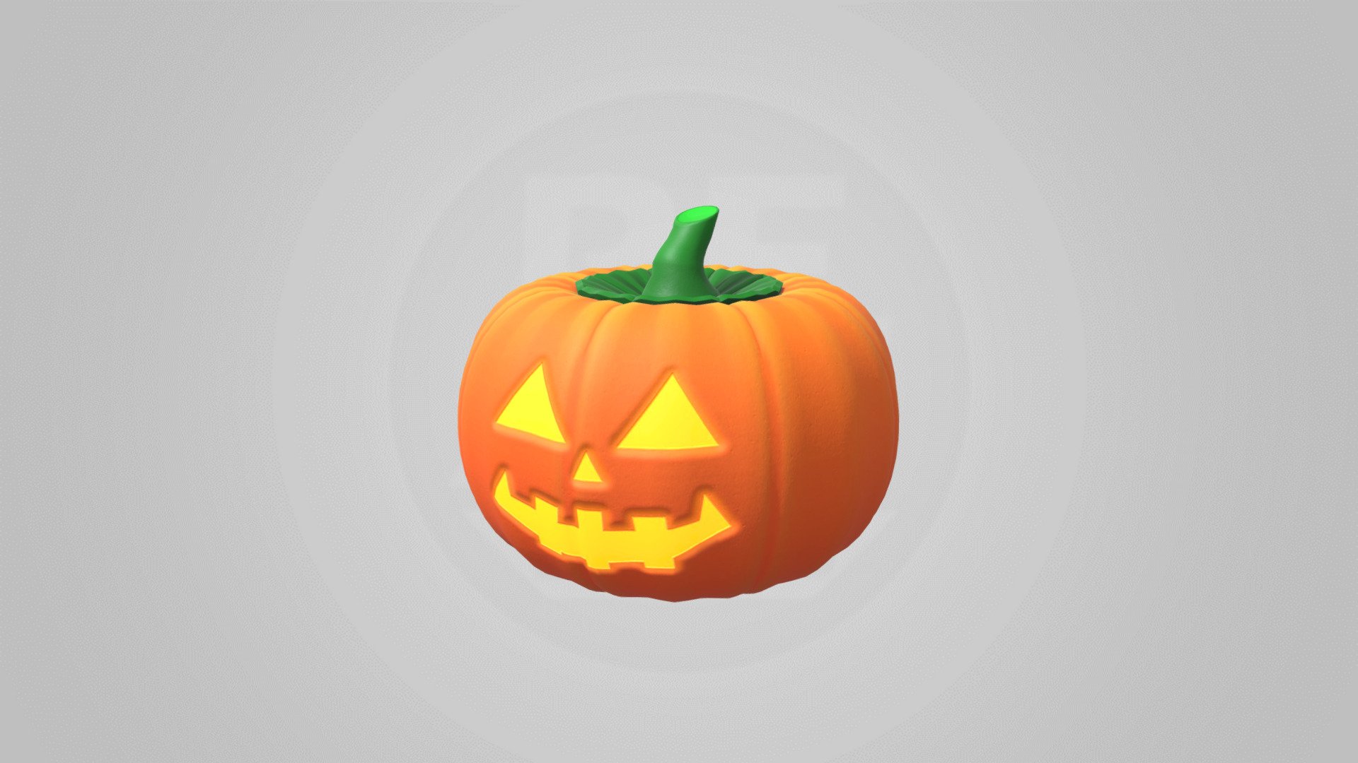 Stylized pumpkin with face - Buy Royalty Free 3D model by ReamoSystems ...