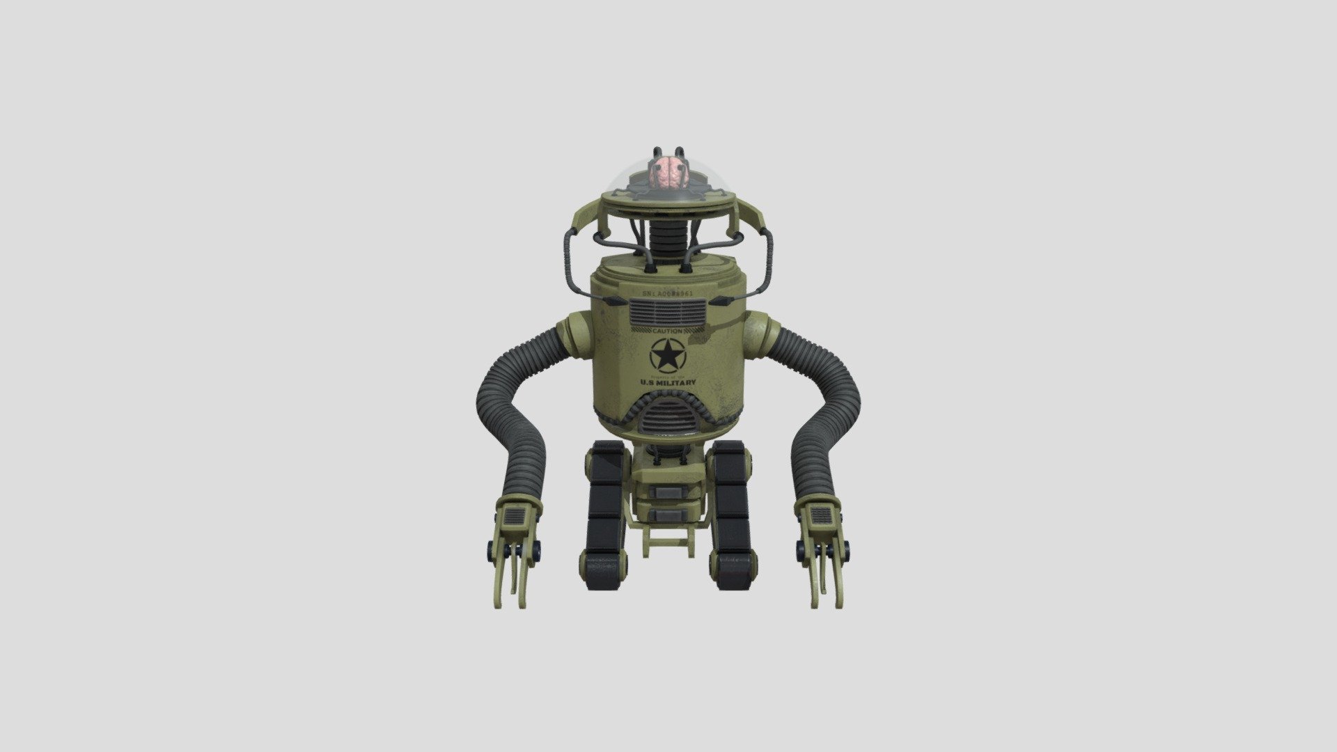 Realistic Robobrain Model - 3D model by CarterTaggartUni [62e6338 ...