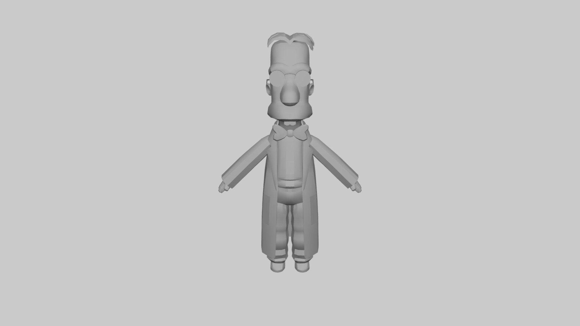 The Simpsons Game (2007) - Professor Frink - Download Free 3D model by ...