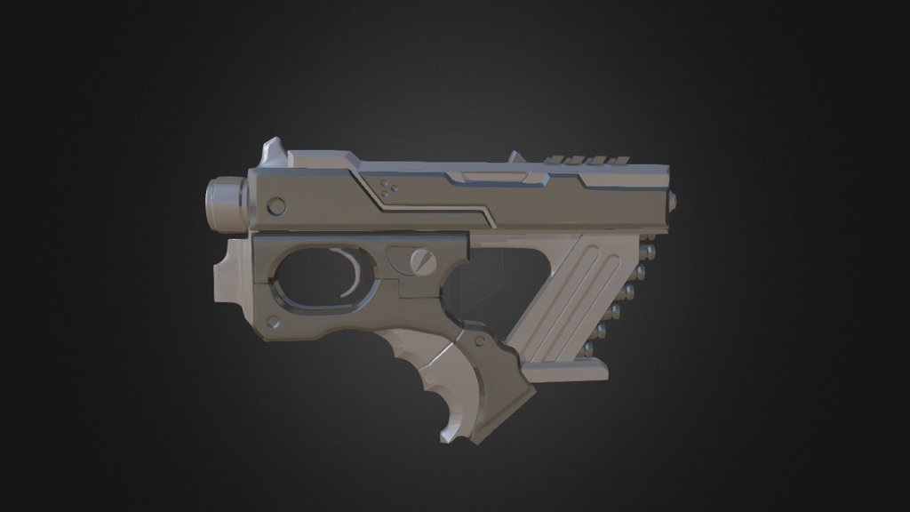 Futuristic Gun - 3D model by Michal Marsalek (@michalmarsalek) [62e98ce ...
