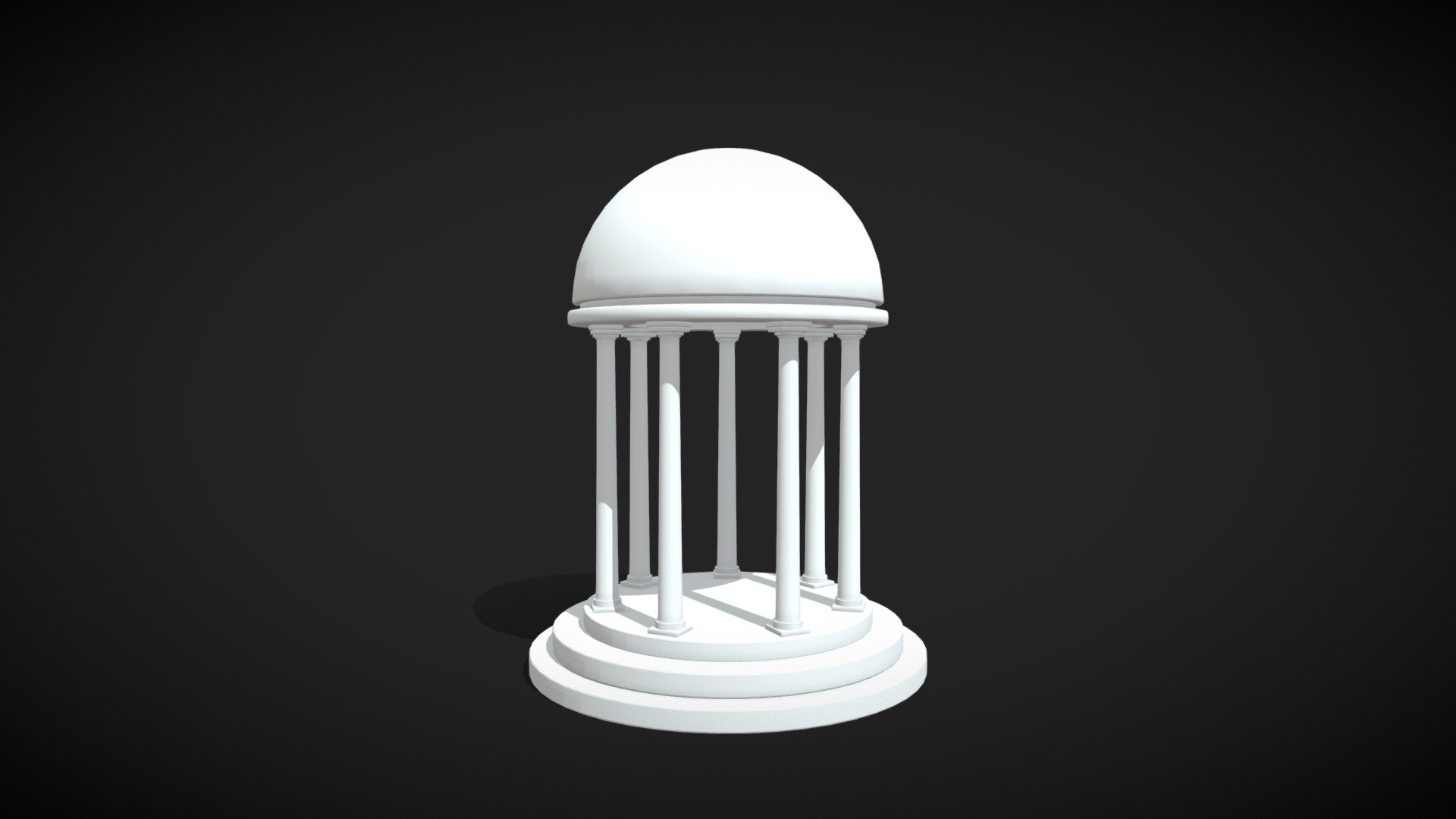 Rotunda - Dome - 3D model by Pinnacle CG Arts (@pinnaclecgarts ...