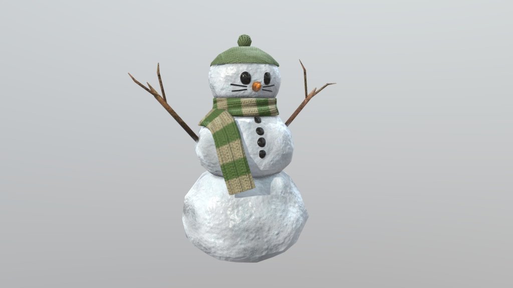 Schnee Mann - 3D model by aialexander [62ed906] - Sketchfab
