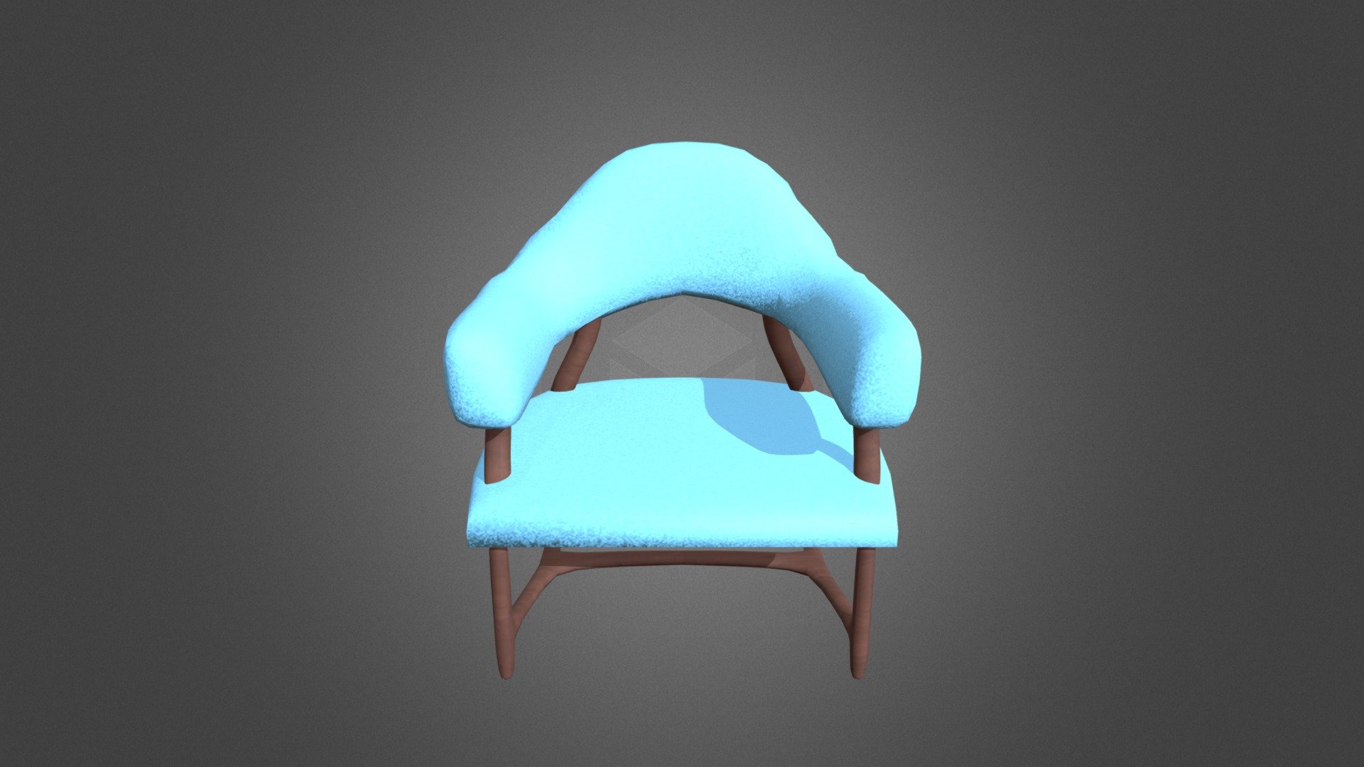 Mid Century Modern Arm Lounge Chair - Download Free 3D model by nicode ...