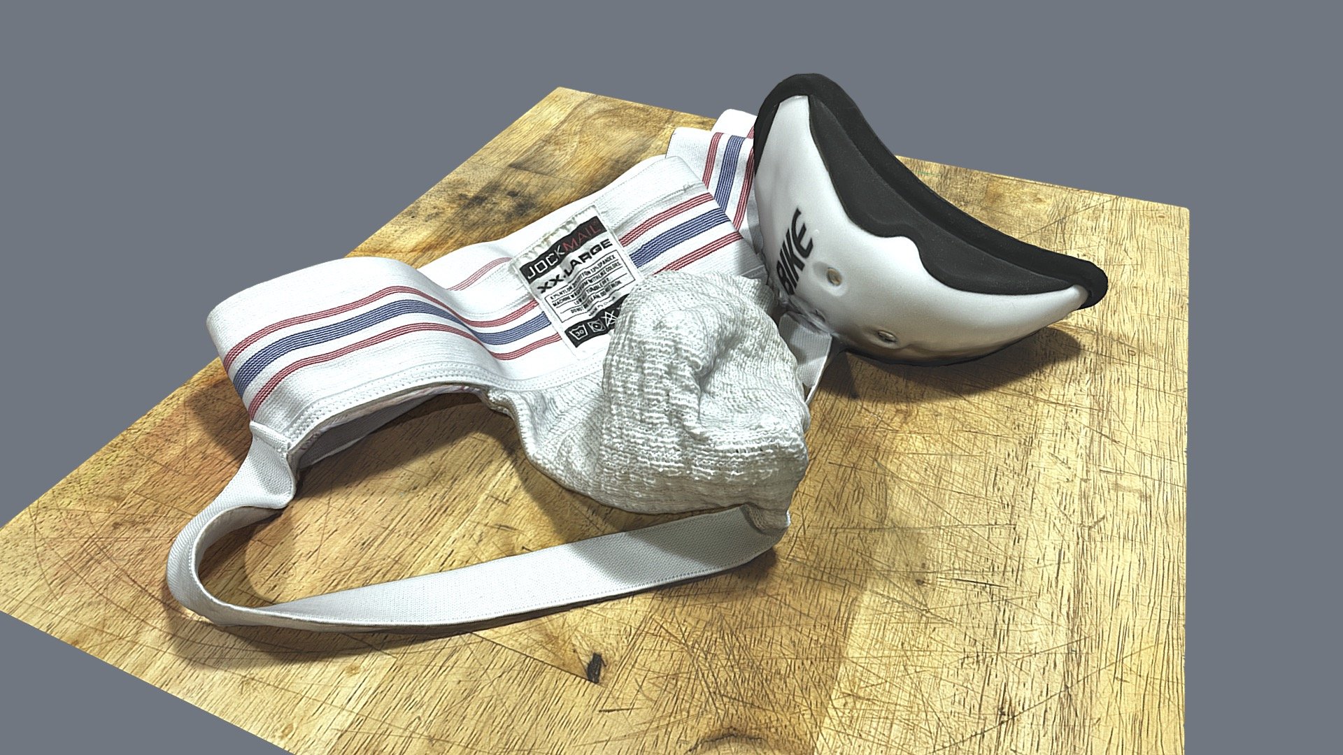 Jock Strap and Protective Cup - Download Free 3D model by jerryfisher ...