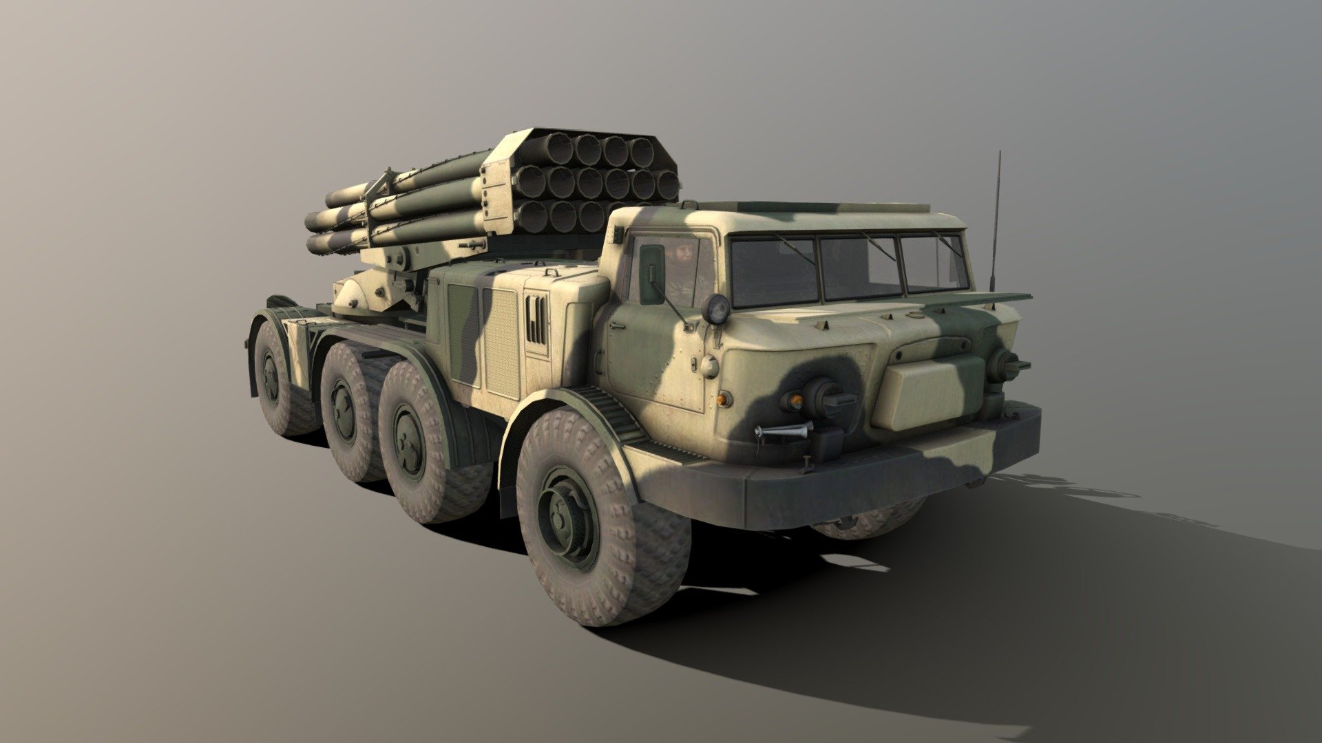 BM-27 uragan - Download Free 3D model by mamont nikita (@mamontnikita62) [62f2c87] - Sketchfab