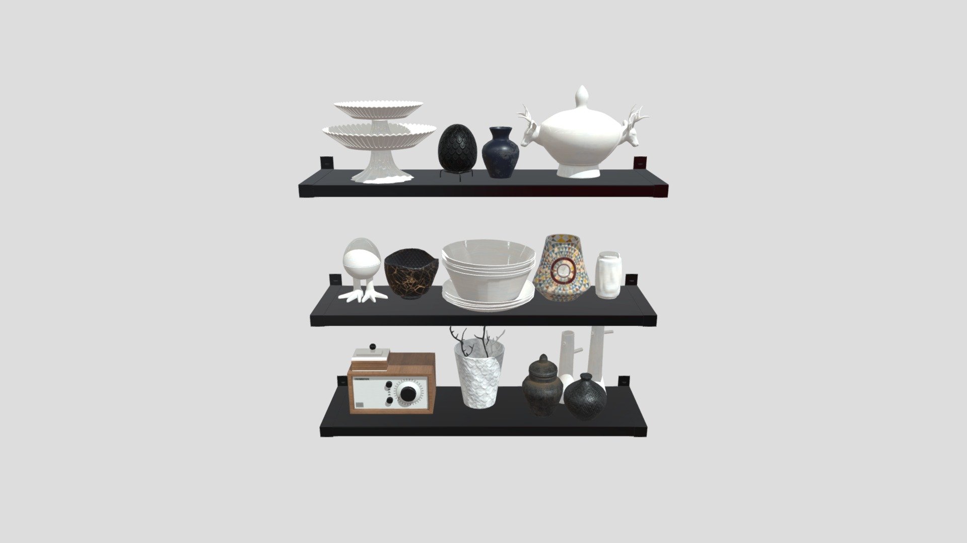 kitchen props 8 AM231 Archmodel - Buy Royalty Free 3D model by ...