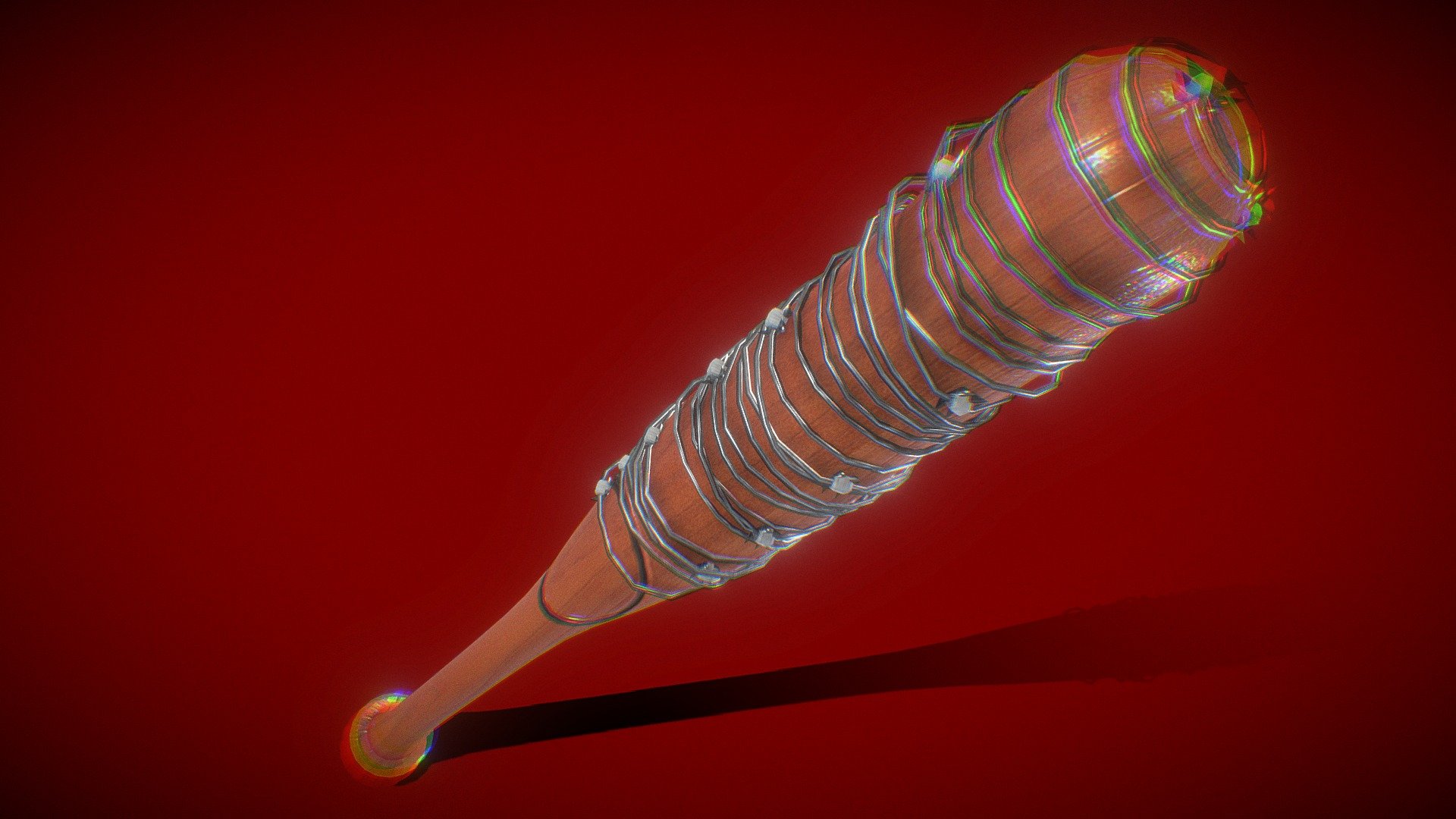 Negan's Lucille - Download Free 3D model by Miguel Adão (@theauditor) [62f67ef] - Sketchfab