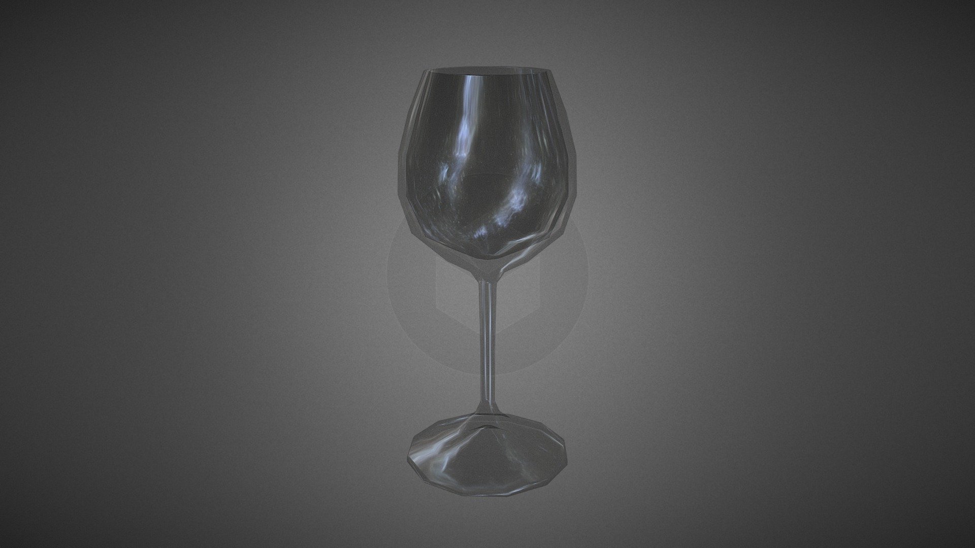 Simple Wine Glass - 3D model by BranHelsing [62f6be0] - Sketchfab