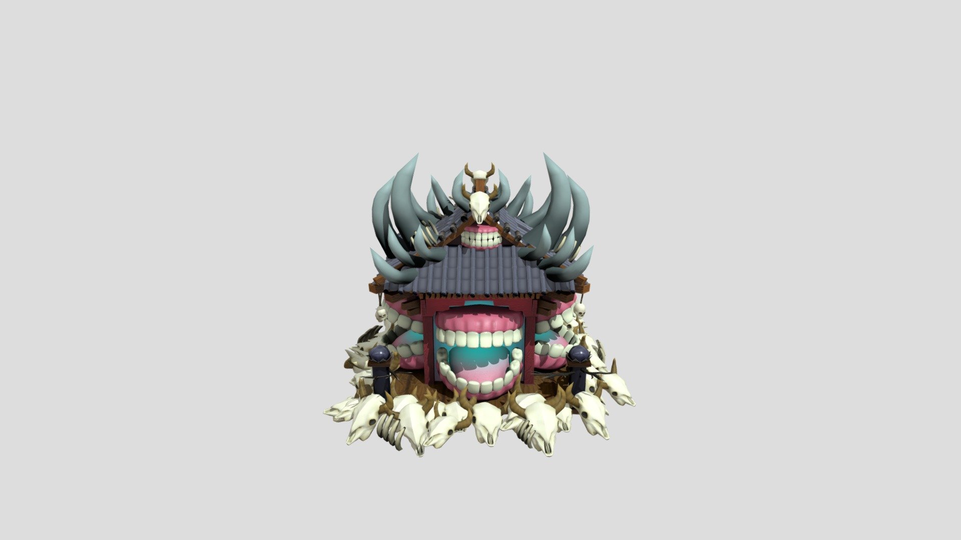 Malevolent shrine - 3D model by few_io [62f8e9b] - Sketchfab