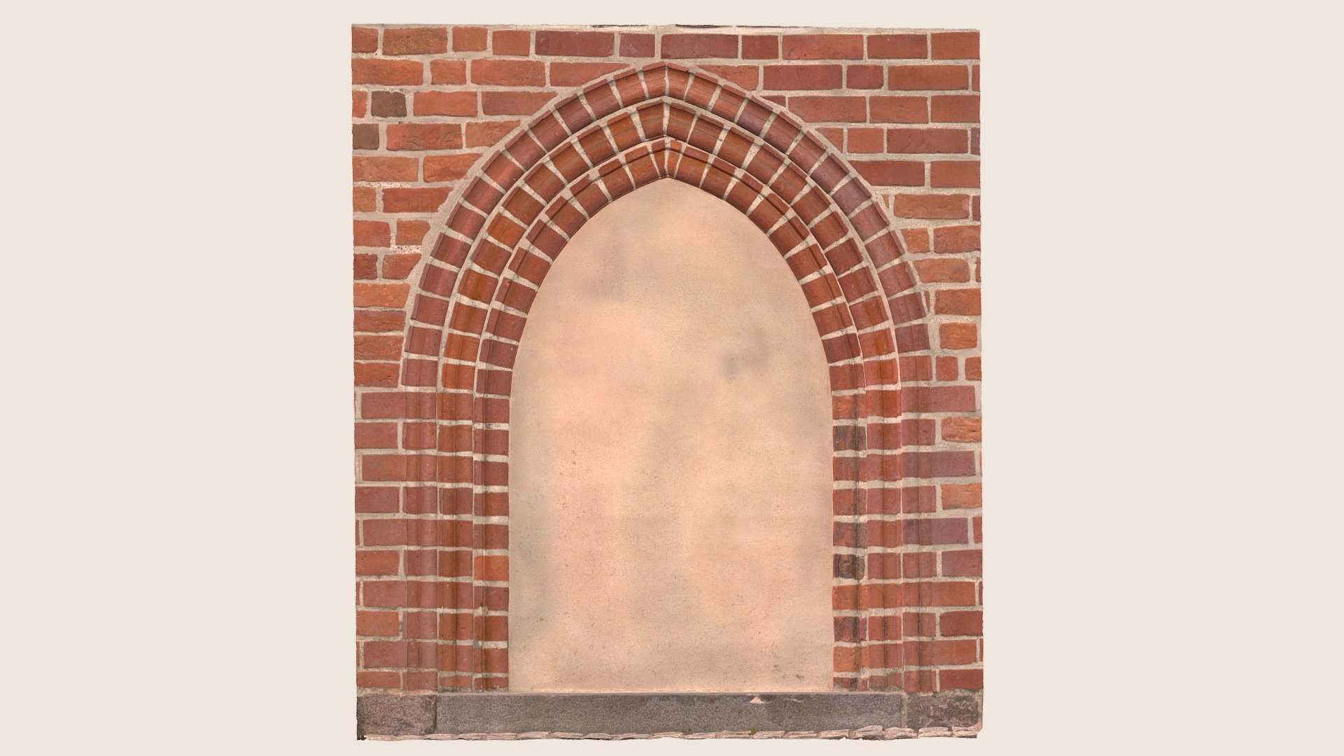 The bricked-up southern portal - 3D model by FWNDK [62f9091] - Sketchfab