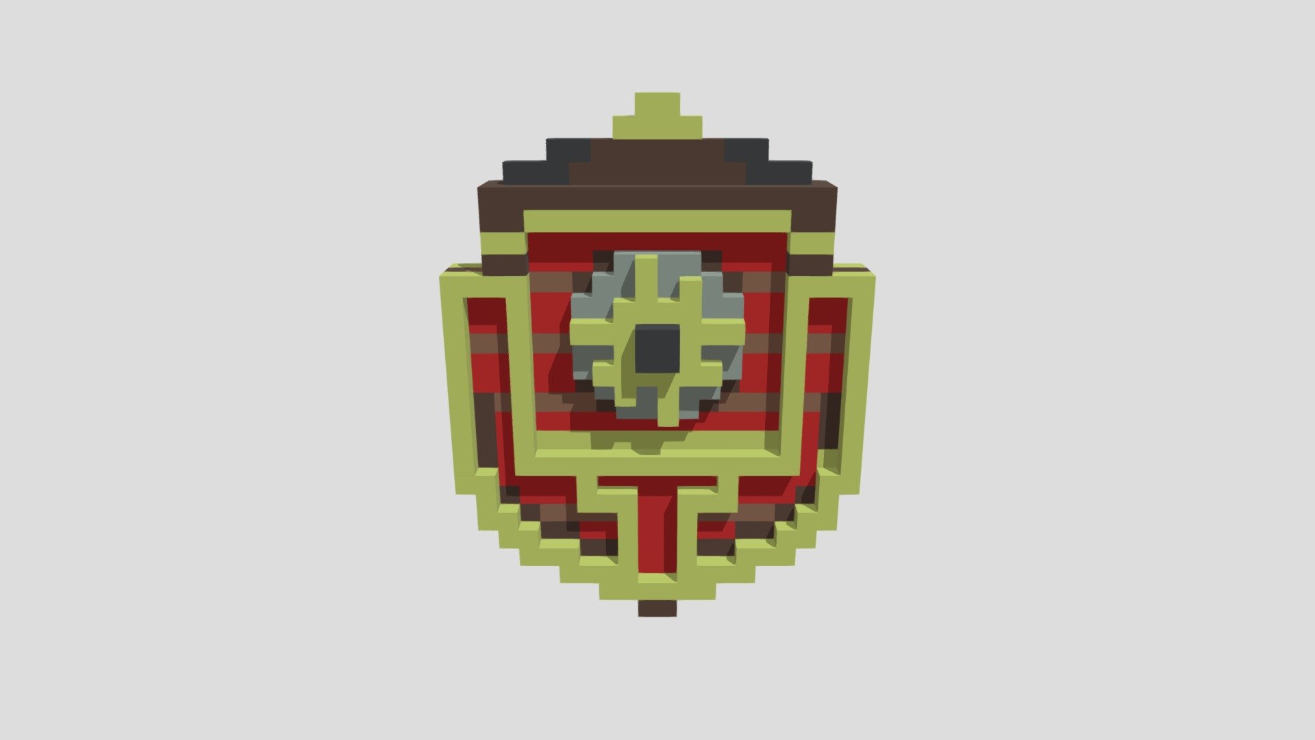 MODERN SHIELD 01 - 3D model by IsrarHussain [62f985f] - Sketchfab