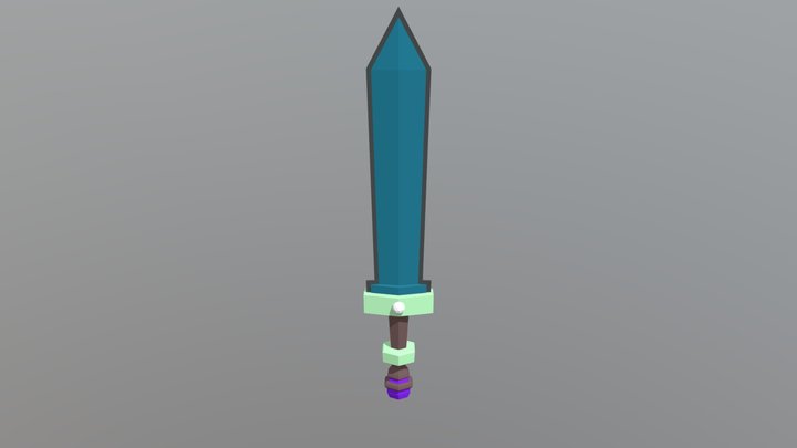 Low-poly-sword 3D models - Sketchfab