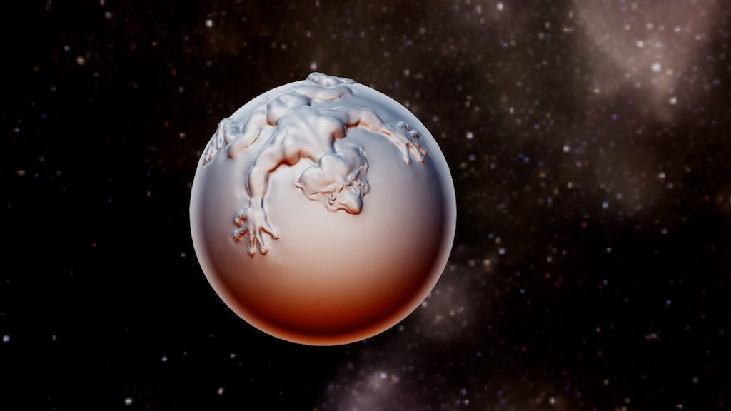 Alien Boule - 3D model by sebguerin [62fcbd3] - Sketchfab