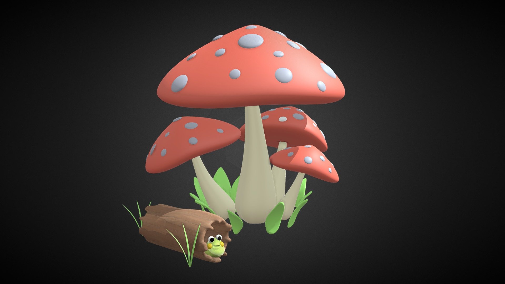 Mashroom - 3D model by unrealmahin [62fd299] - Sketchfab