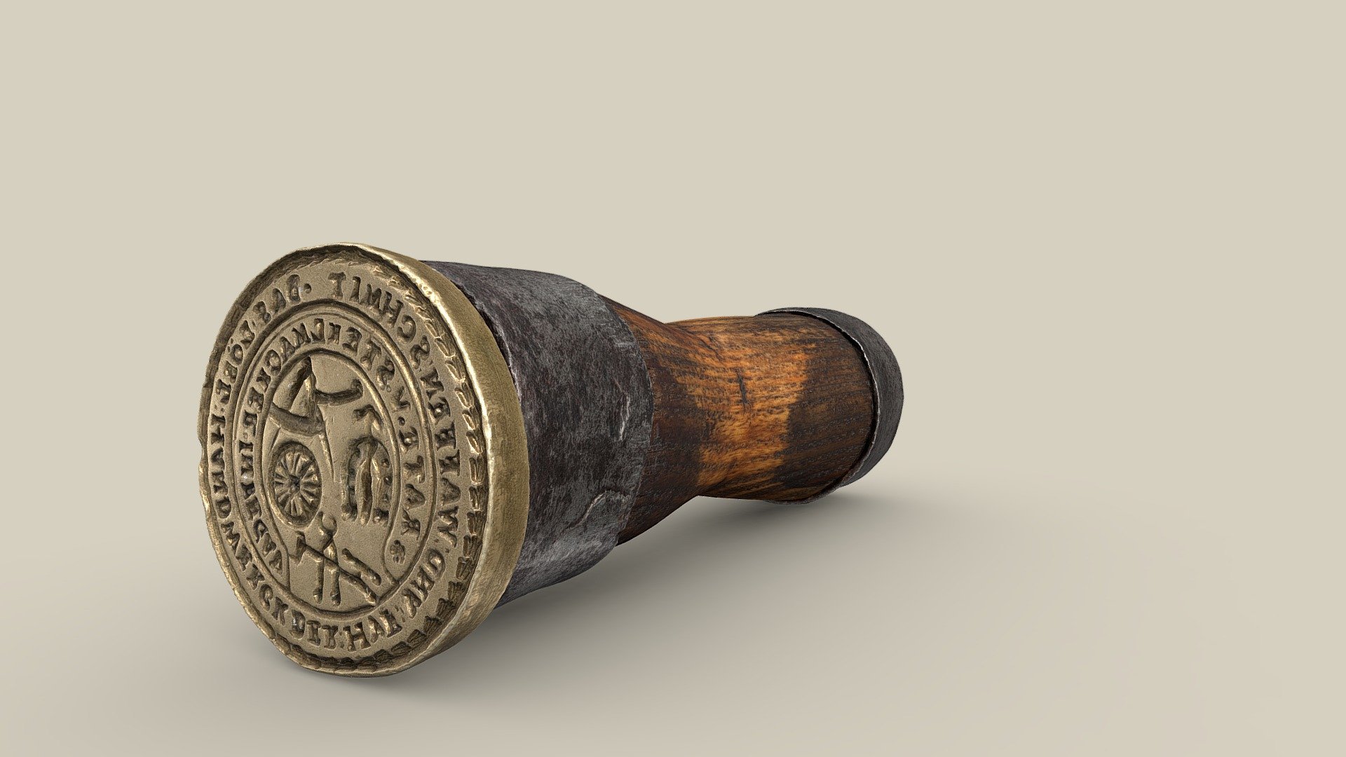 Stamp seal - Buy Royalty Free 3D model by noe-3d.at (@www.noe-3d.at ...