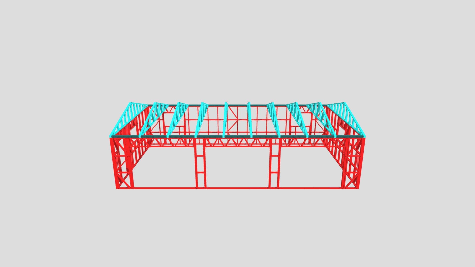 Triple Garage - 11.0m x 6.0m - Download Free 3D model by Steel Frame ...