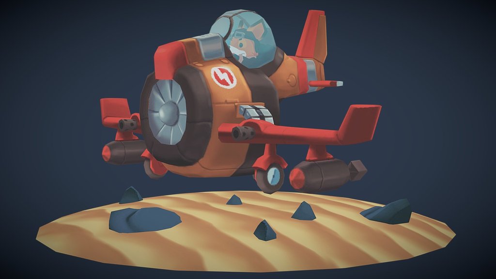 Flying Fox Warplane - 3D model by Michael Tysoe (@filmcryptic) [62fe582 ...
