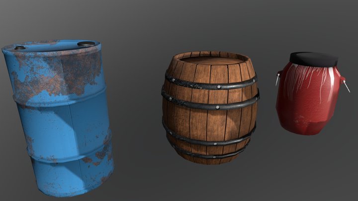 Paint-bucket 3D models - Sketchfab