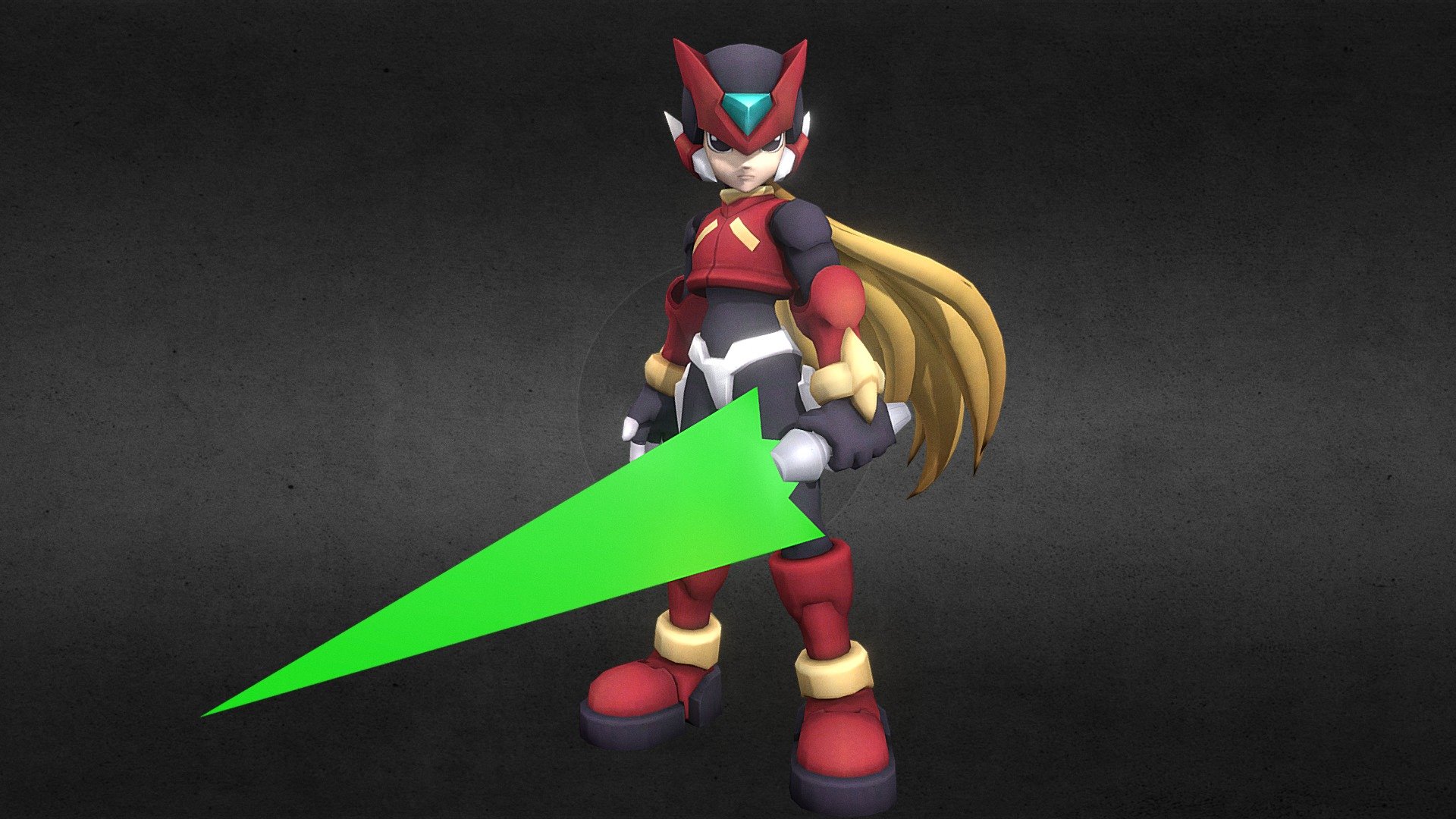 Zero (MMZ) - Smash Bros Trophy - 3D model by MG64 (@mariogamer64 ...