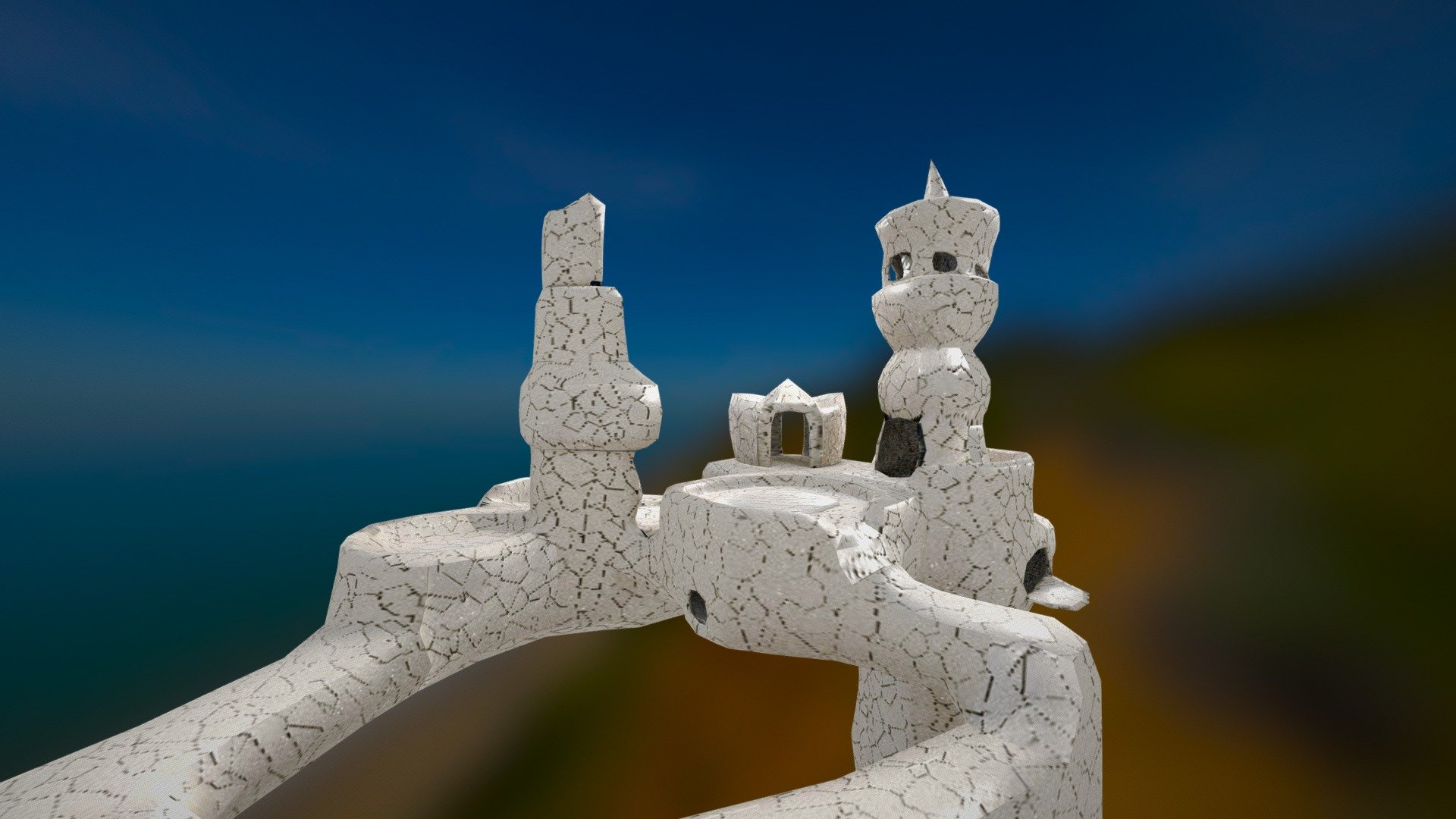 Alien Fort - Download Free 3D model by Chris Leggett (@chrisryanleggett ...