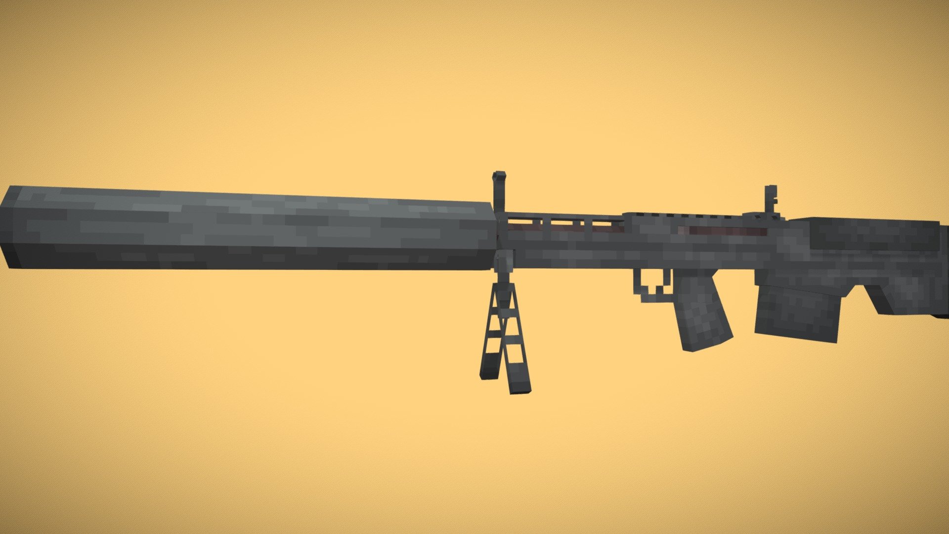 VSSK "Vykhlop" | LowPoly - 3D model by Arkharov (@arkharovz) [630118e ...