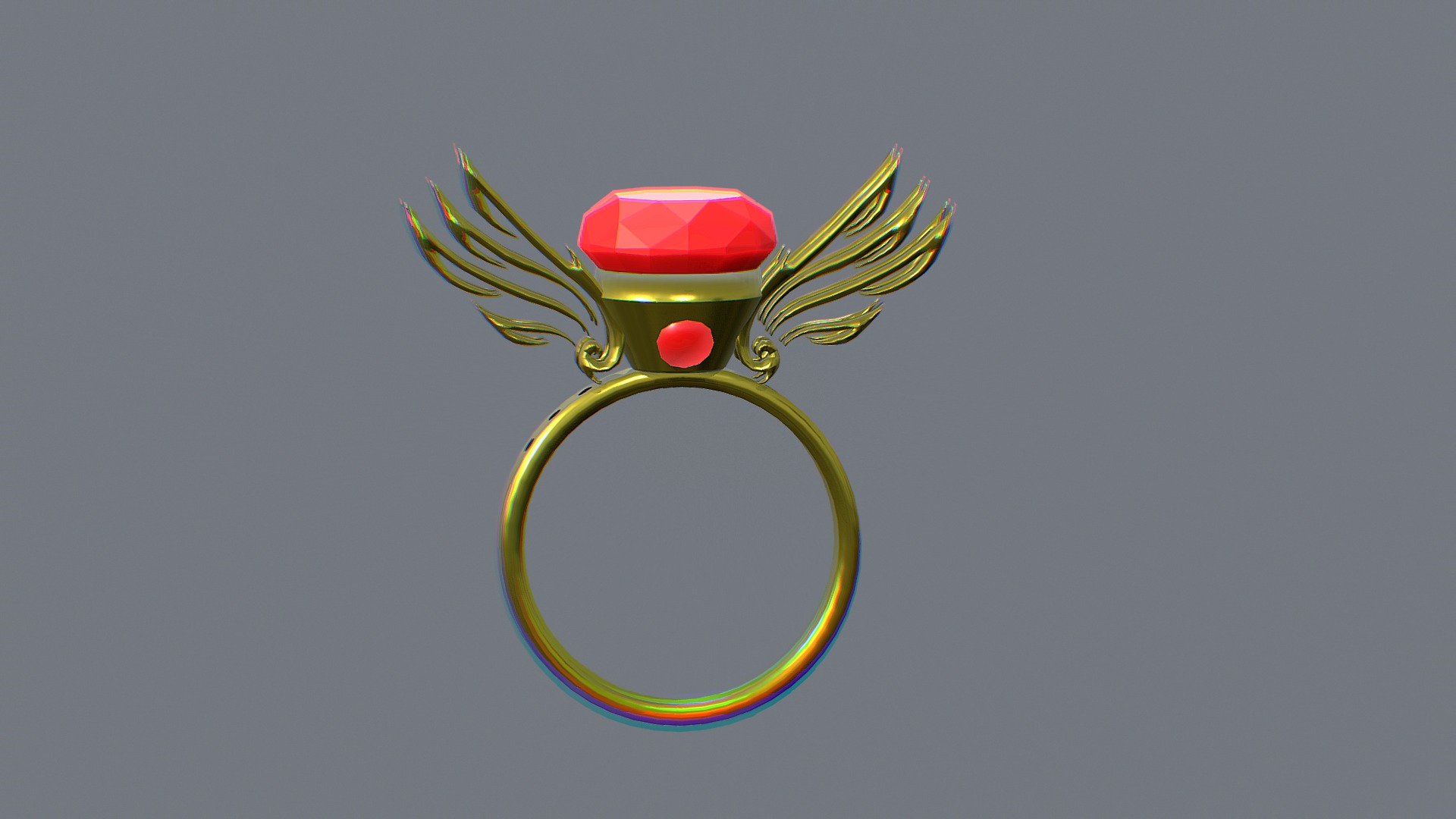 Gold Ring - 3D model by Calypso3D [6301f43] - Sketchfab