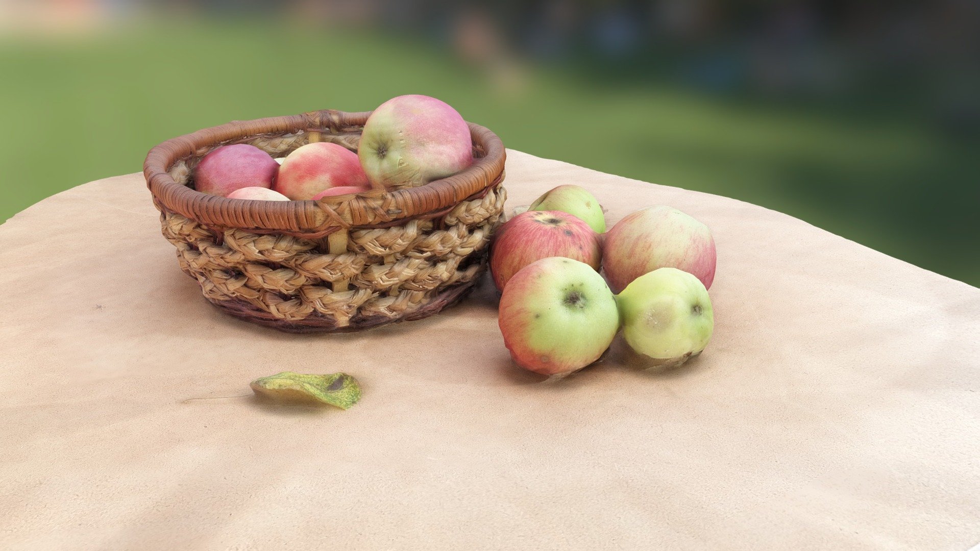 Apple basket - 3D model by edgarssoiko [63025db] - Sketchfab