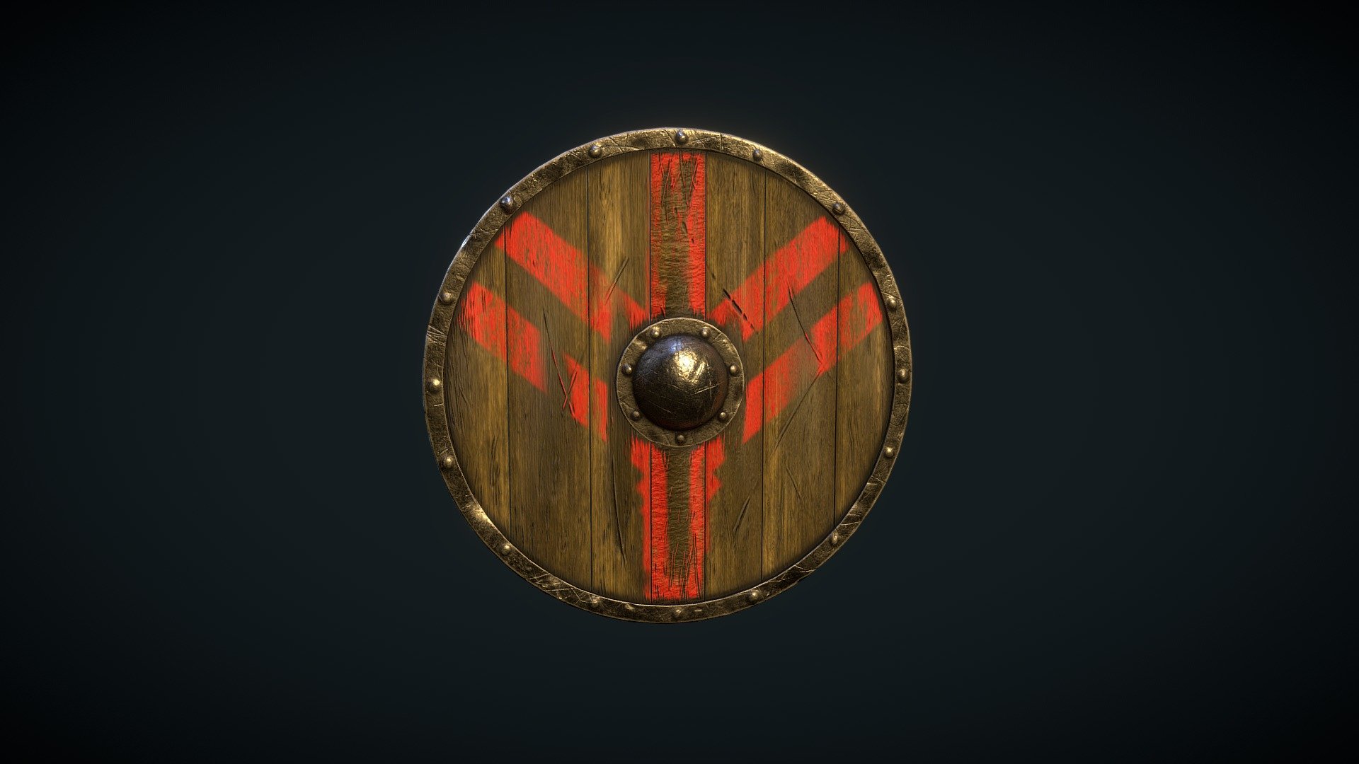 Viking Shield - 3D model by Alegua3D [6303868] - Sketchfab