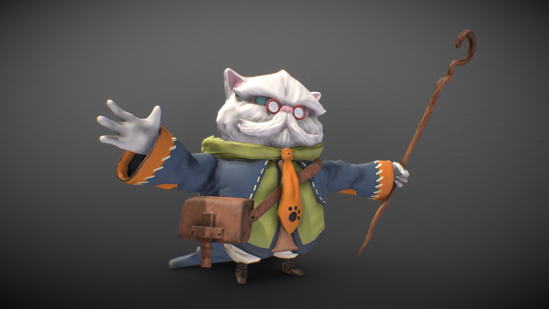 Wizard Cat - Buy Royalty Free 3D model by jespermolander3d [63059c4 ...