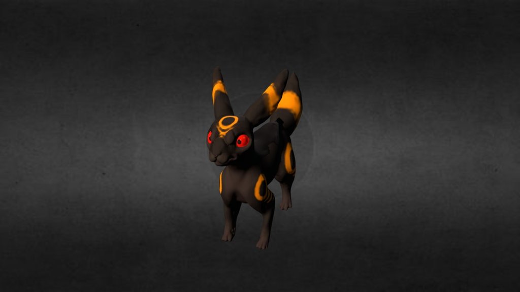 Umbreon - 3D model by ymedron [630654a] - Sketchfab