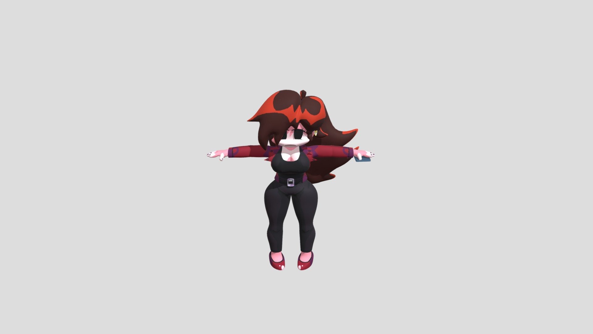 Trepidation Gf of fnf - Download Free 3D model by nonn098764321 ...