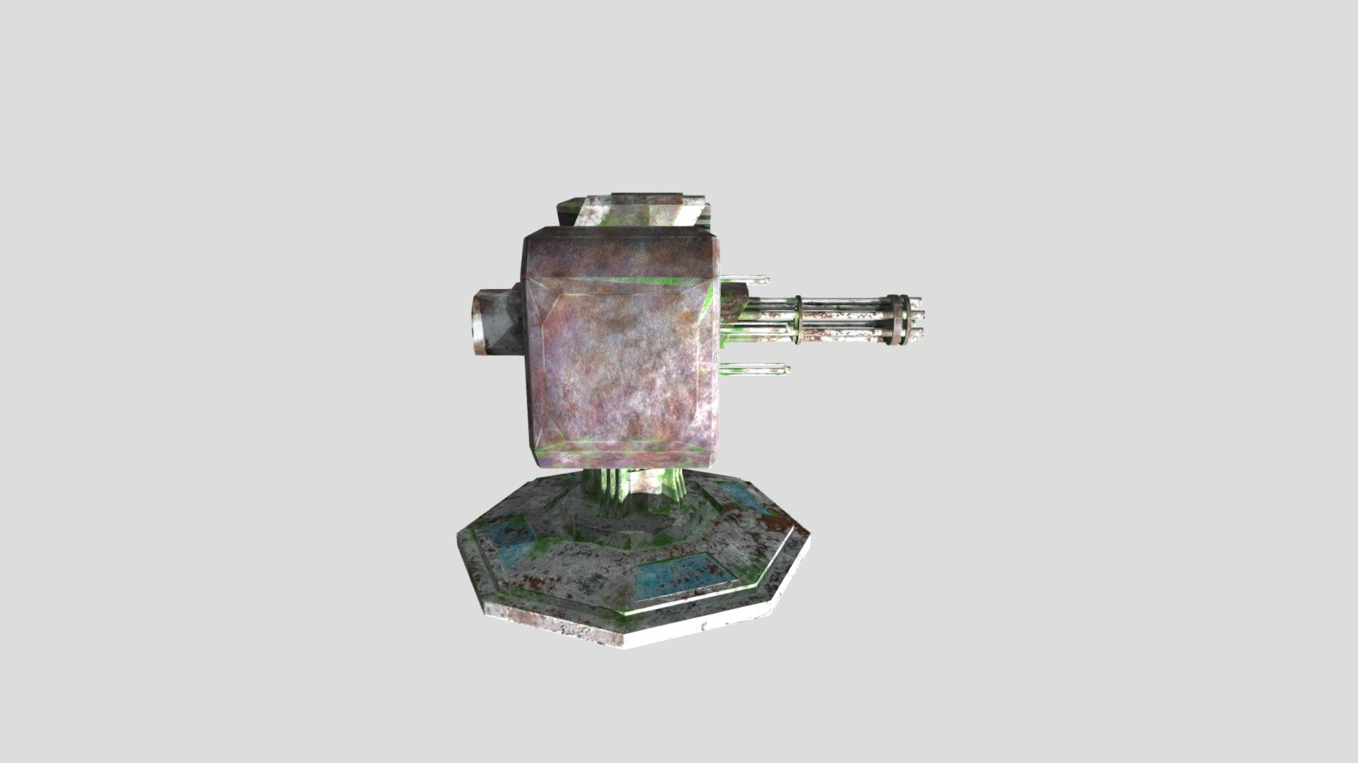 Static turret - 3D model by stompitags [6308e0a] - Sketchfab