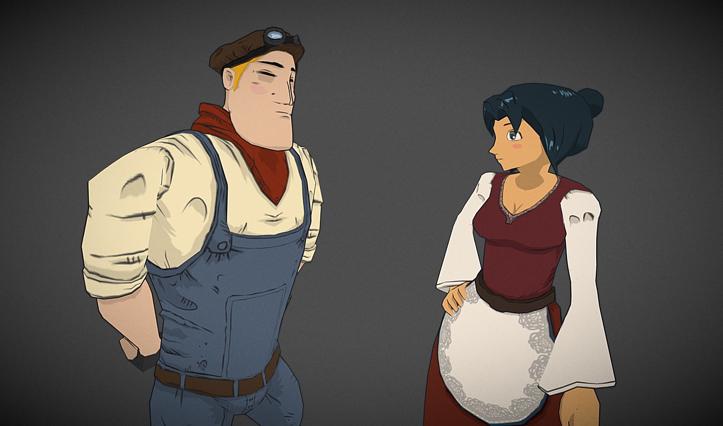 The Innkeeper & The Worker - 3D model by shabab.i [6309a07] - Sketchfab