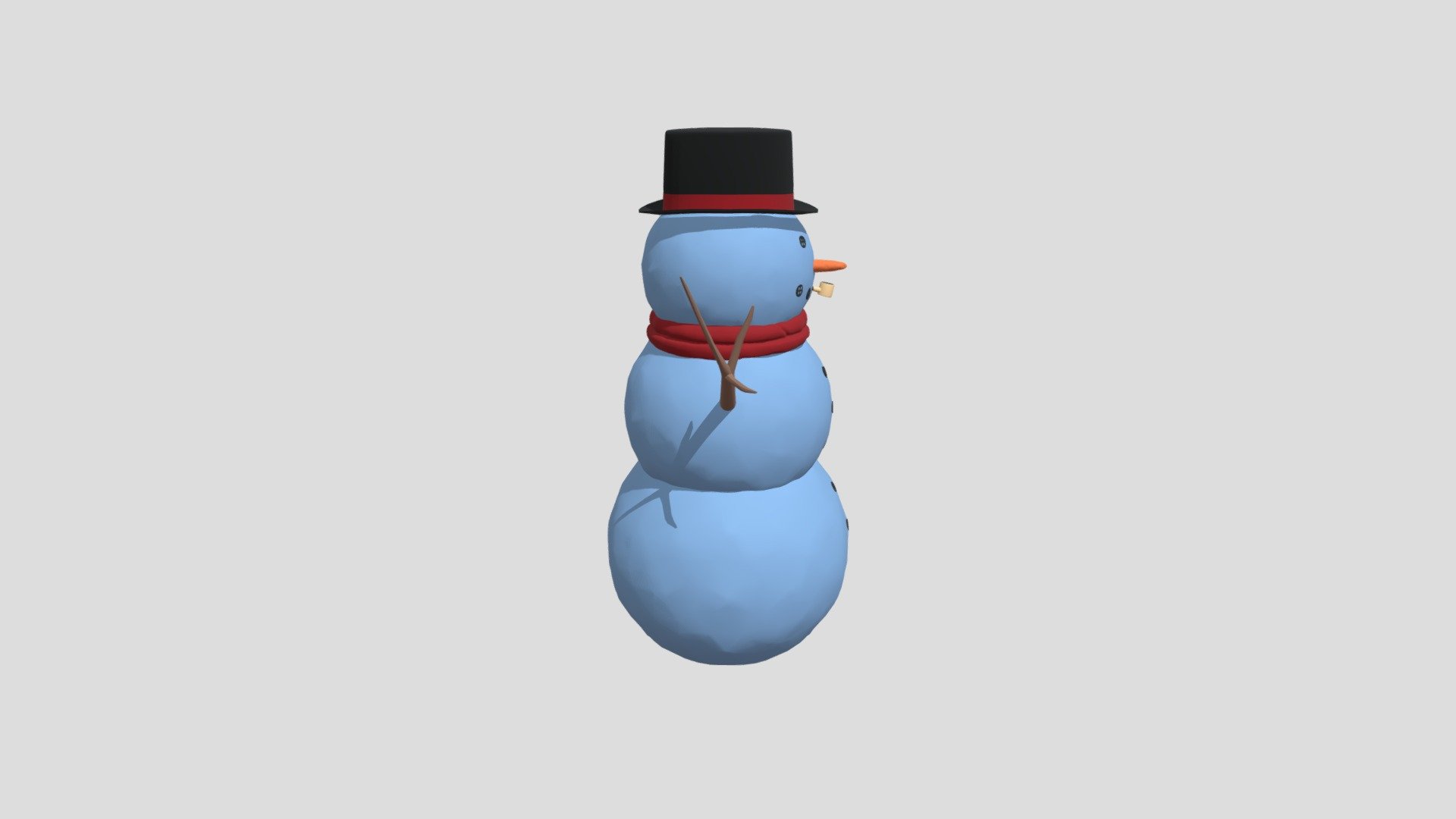 Simple Snowman - Download Free 3D model by Indiegenes [630aaed] - Sketchfab