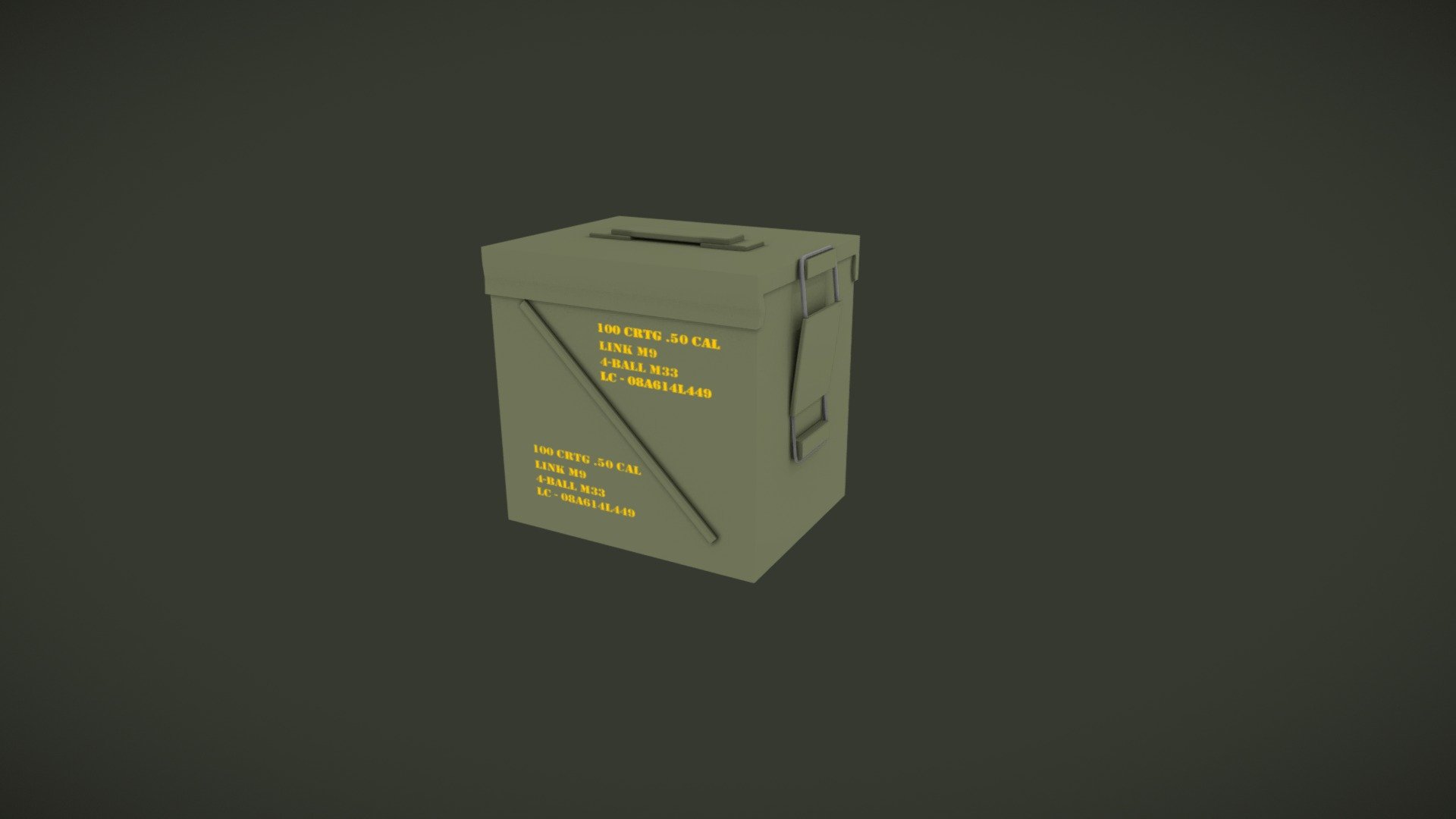 Ammo Crate - Download Free 3D model by Lasse Harm (@GreenLineStudio ...
