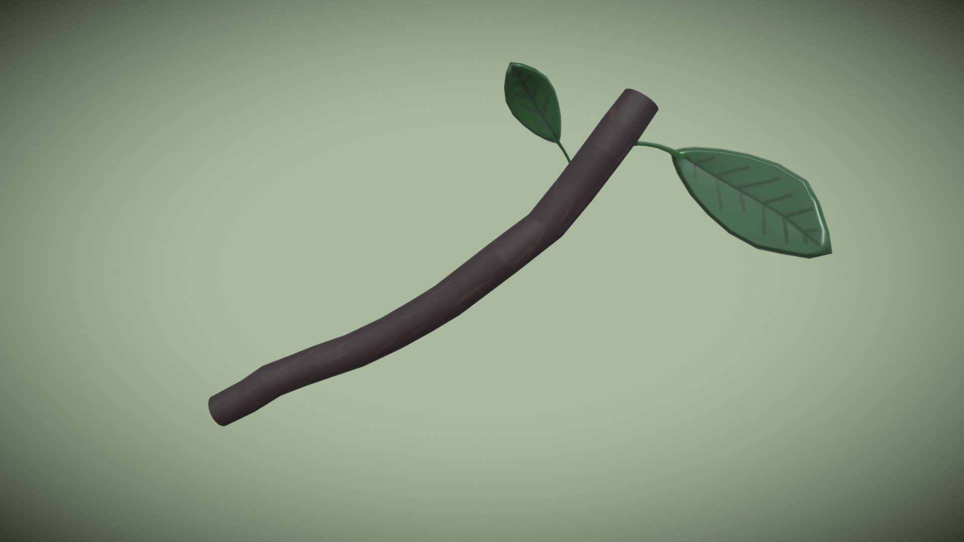 Small branch - 3D model by Shannon Doherty (@ShanBD) [630bd45] - Sketchfab